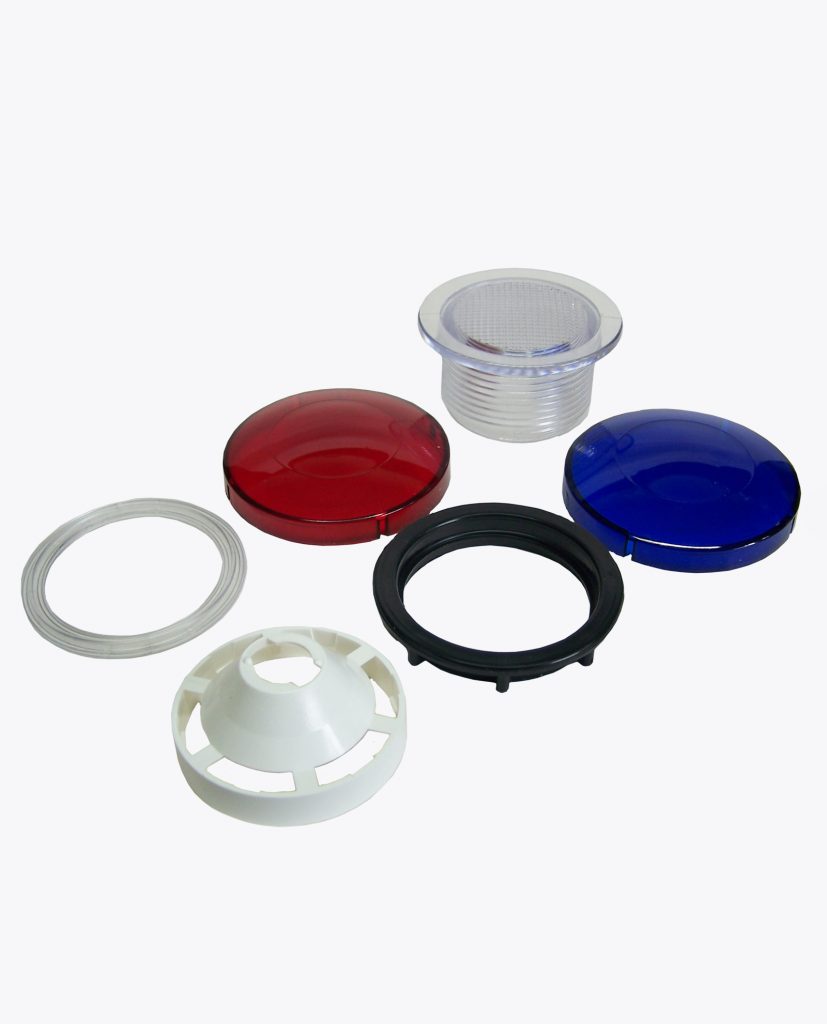 Spa Light Kit, 3 1/4″ Diameter with Red & Blue Lenses | Hydro Thermix